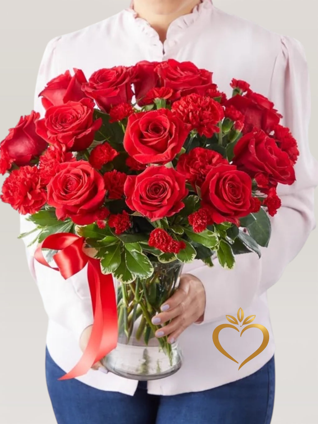 Crimson Harmony Bouquet – Fancy Flower