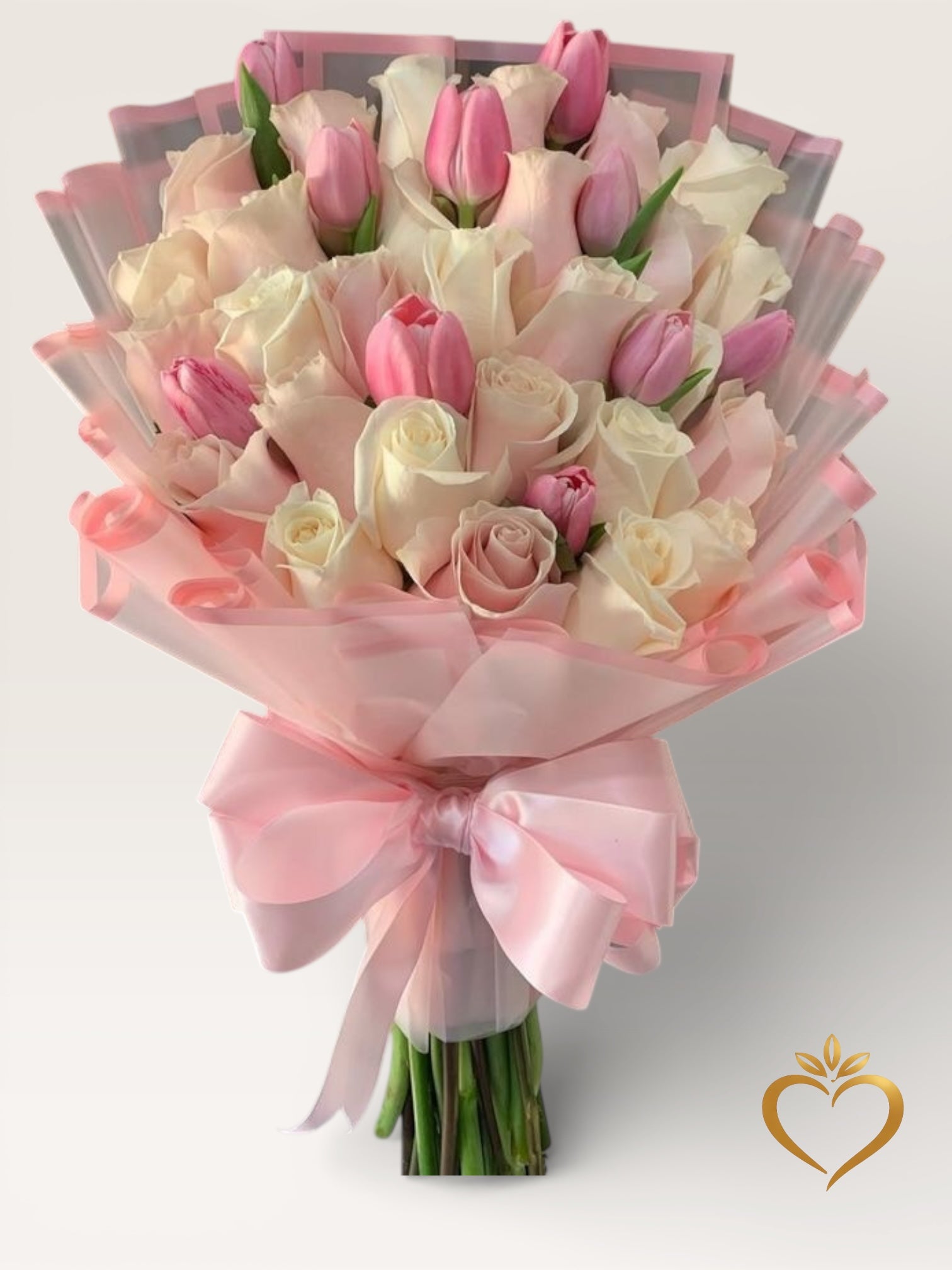Soft Blush Elegance Bouquet – Fancy Flower