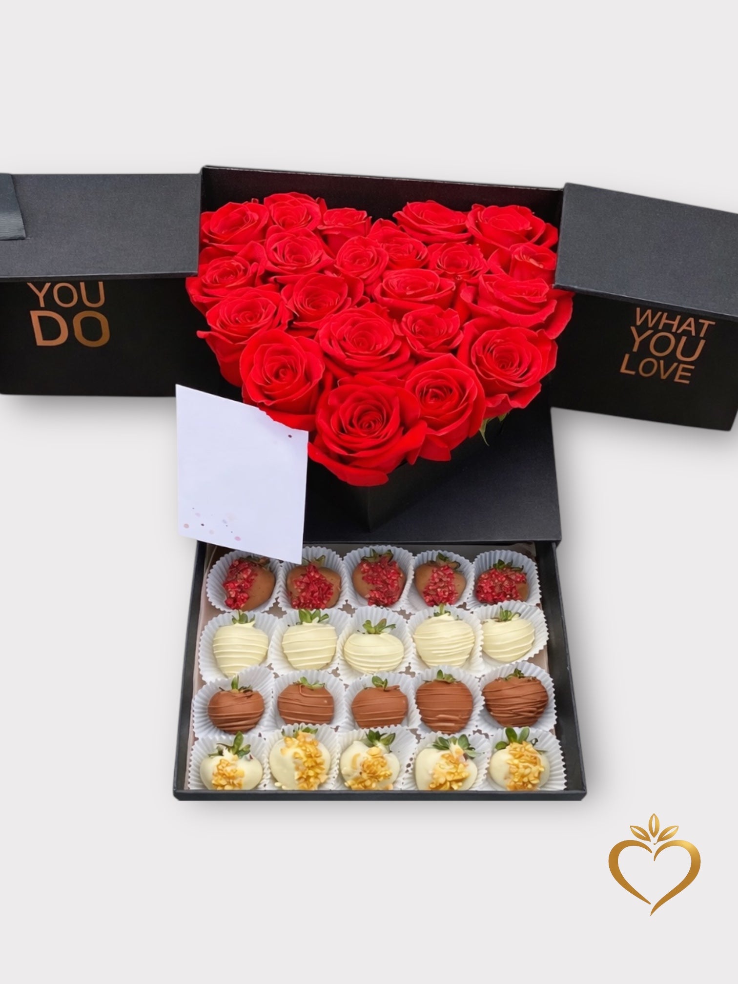 Deluxe Rose Box Arrangement - Premium Flowers in Luxury Box Nashville ...